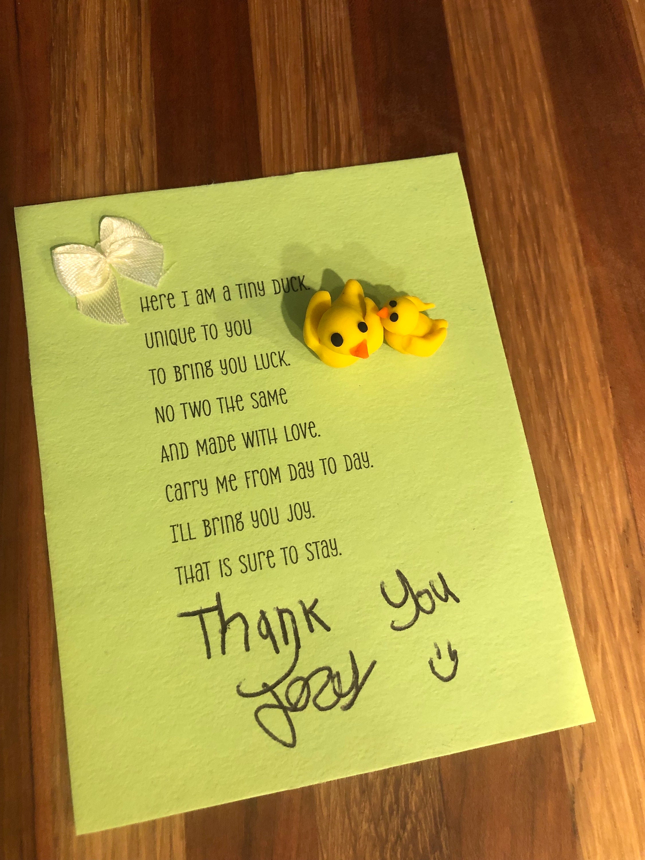 2 Pc One of a Kind Good Luck Ducks- Handmade From Clay. - Etsy