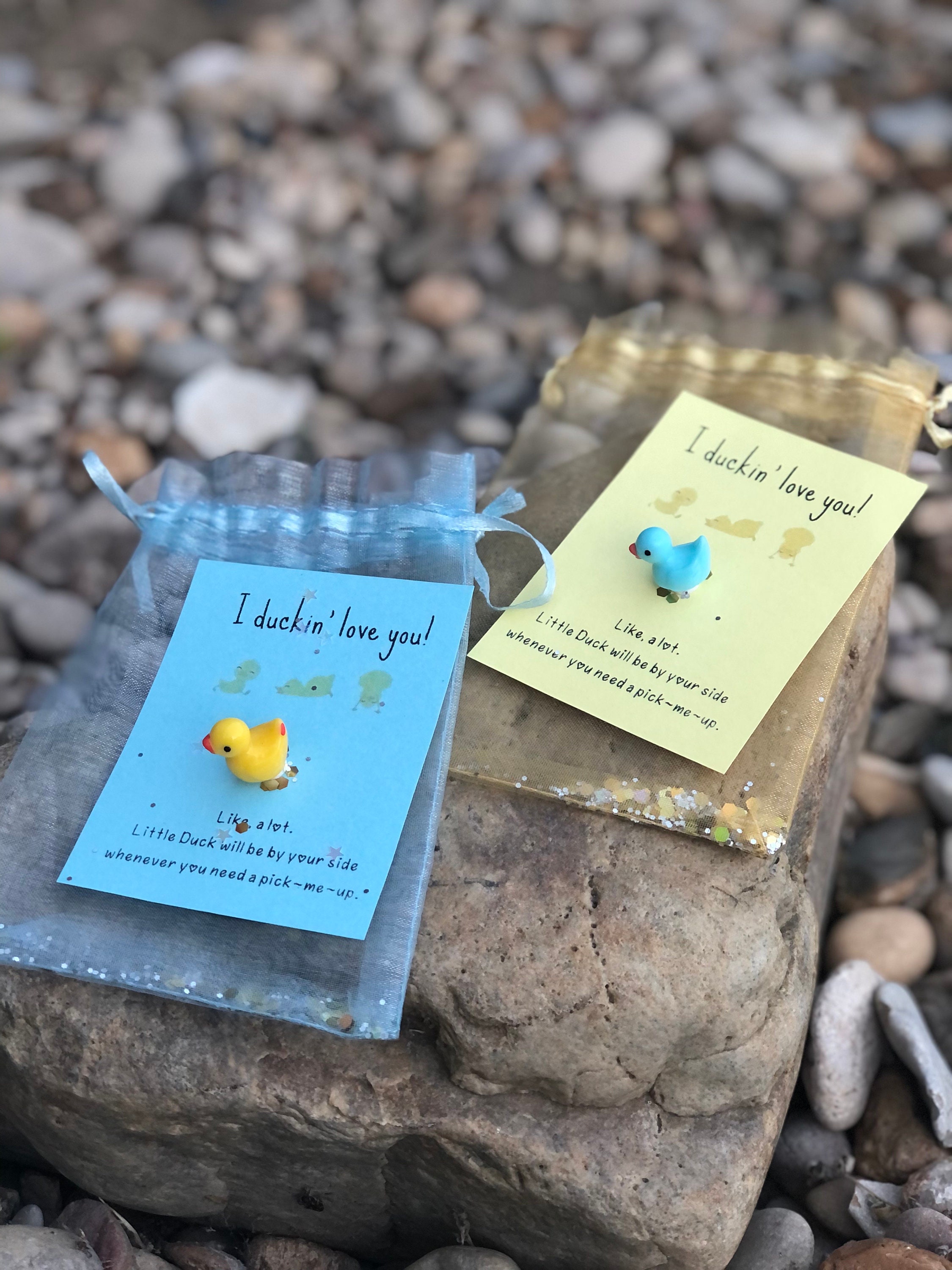 Pick Me up Ducks, Packaged in Organza Bag With or Without Glitter, to ...