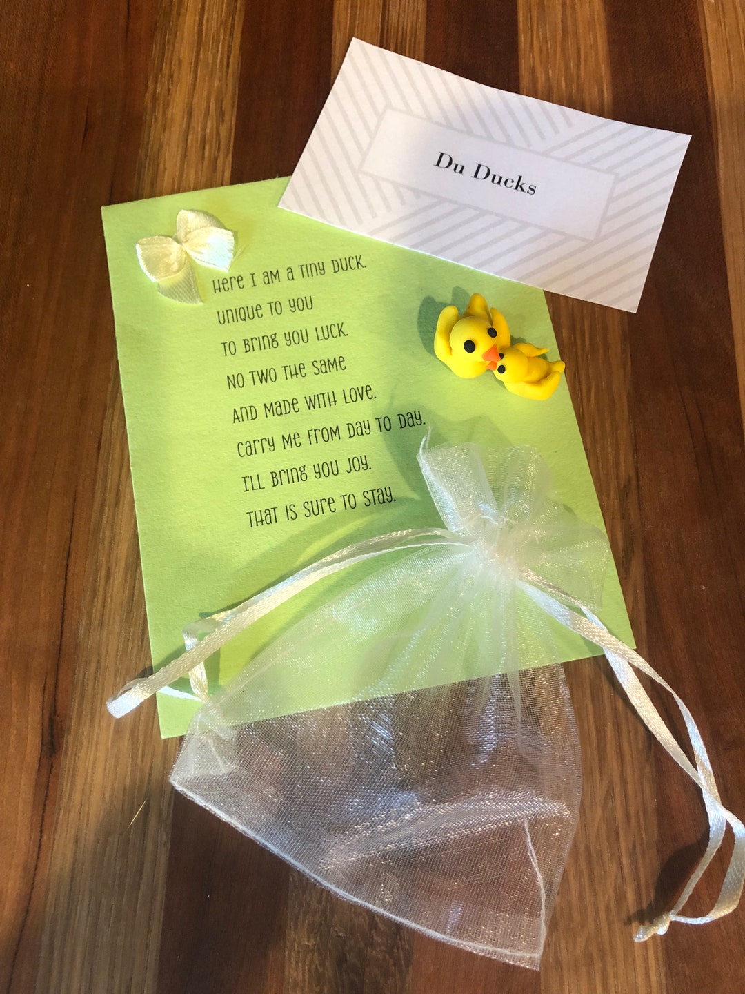 2 Pc One of a Kind Good Luck Ducks- Handmade From Clay. - Etsy