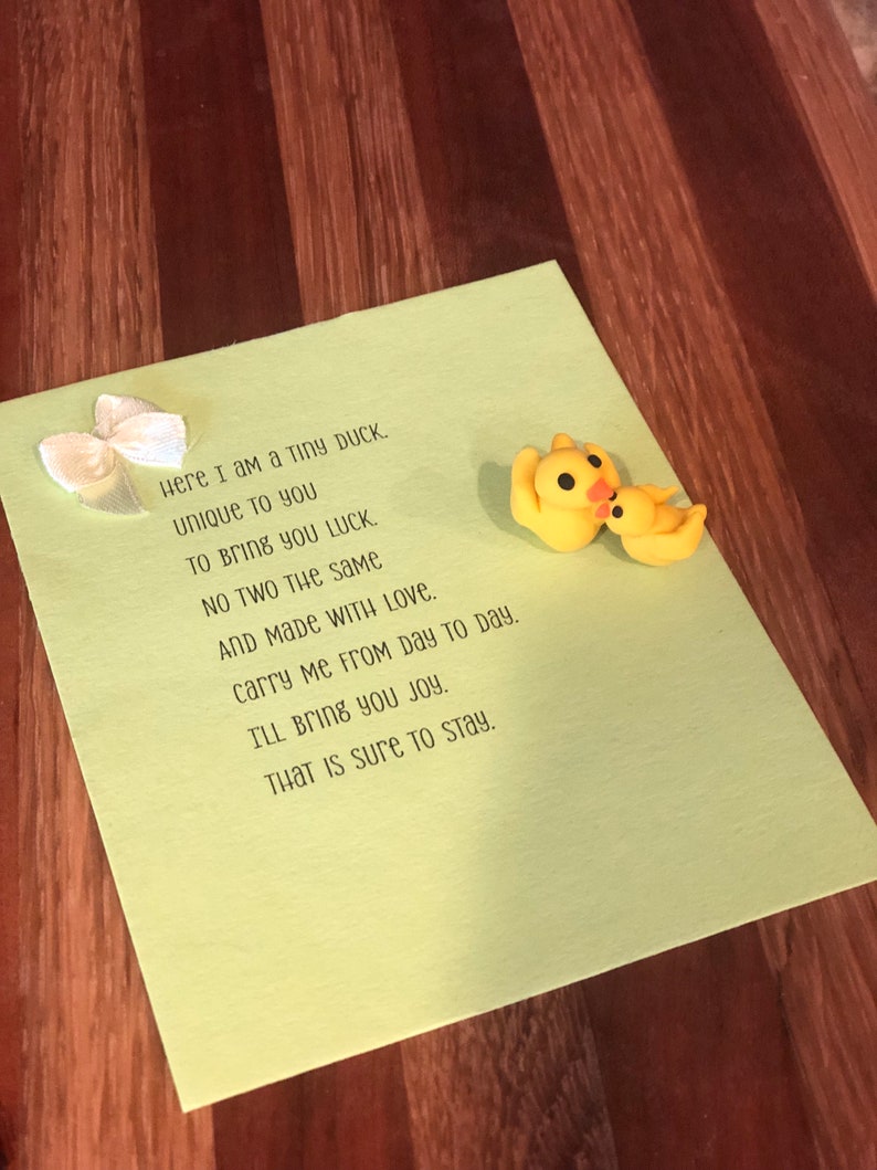 2 Pc One of a Kind Good Luck Ducks- Handmade From Clay. - Etsy