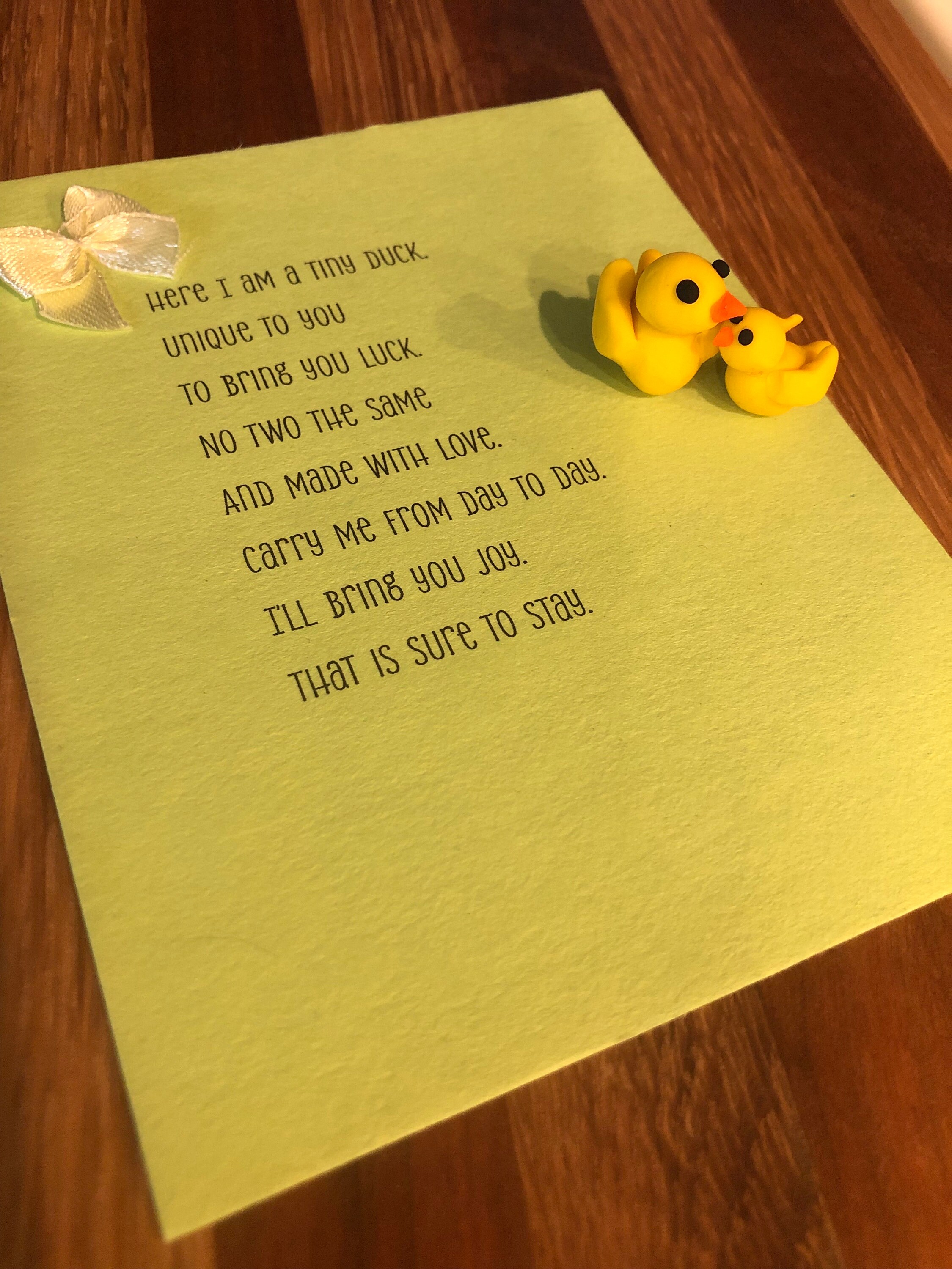 2 Pc One of a Kind Good Luck Ducks- Handmade From Clay. - Etsy