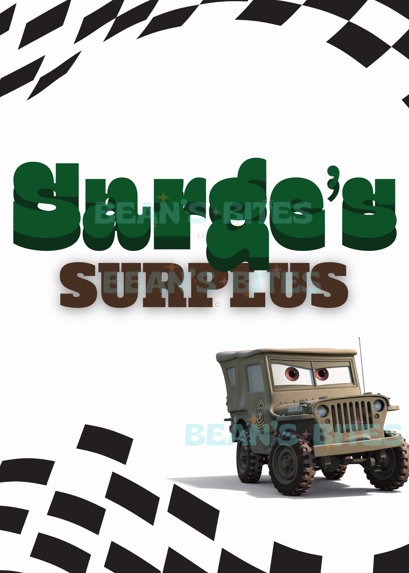 Pixar Cars Birthday Supplies Custom Downloadable Food Table Labels 5x7 ...