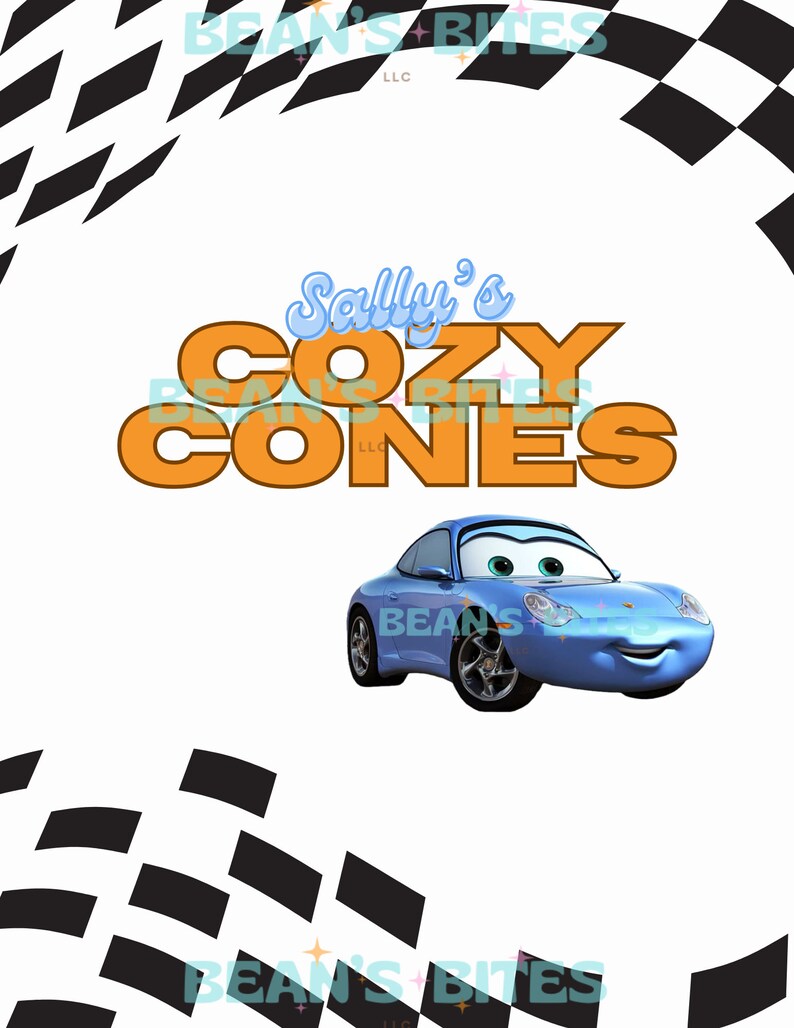 Pixar Cars Birthday Supplies Custom Downloadable Food Table Labels 5x7 ...