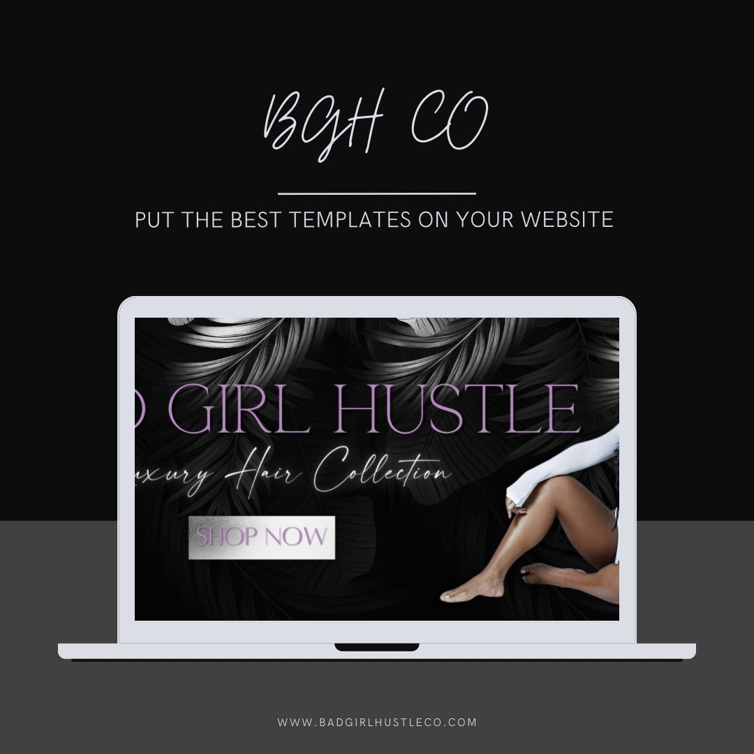 BGH CO Hair Website Templates - Etsy