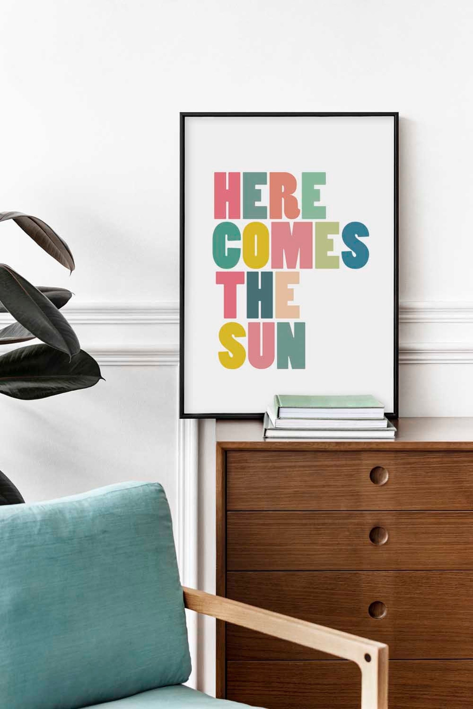 Beatles Here Comes the Sun Poster Art Print Unframed - Etsy
