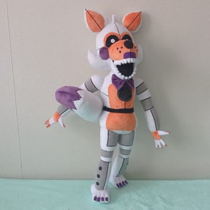 Handmade Foxy Lolbit Plush, 15.7"(40cm) Animatronic Pirate - Etsy