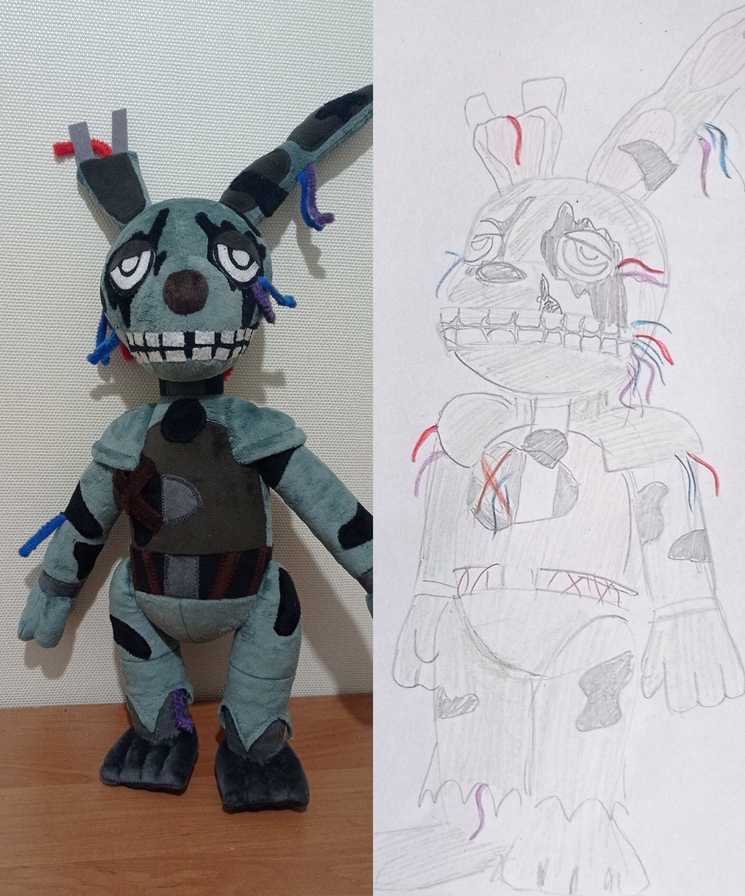 Custom Plush Springtrap Animatronic 40cm 15,7 Plush Toy FNAF - Etsy