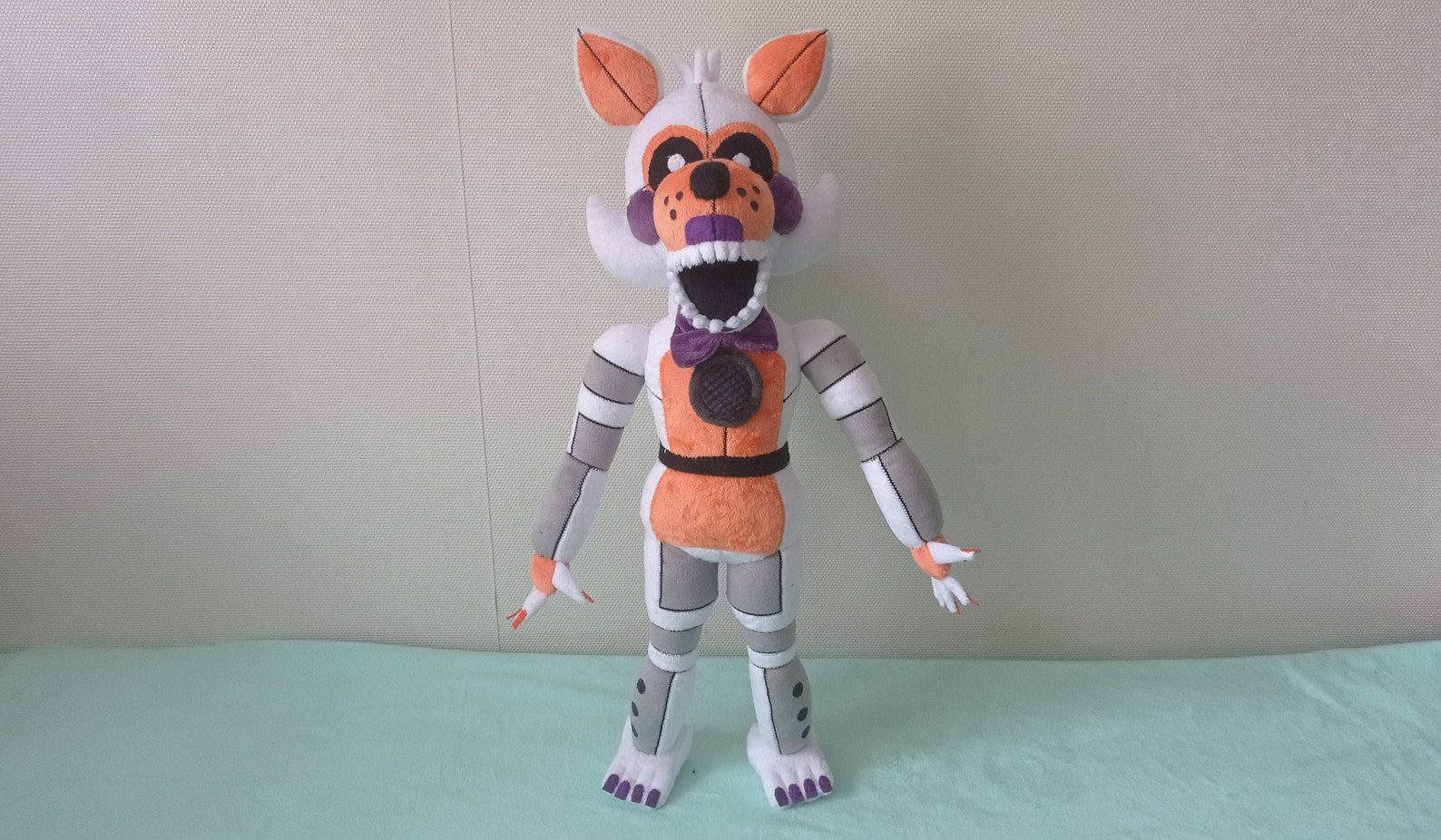 Handmade Foxy Lolbit Plush, 15.7"(40cm) Animatronic Pirate - Etsy