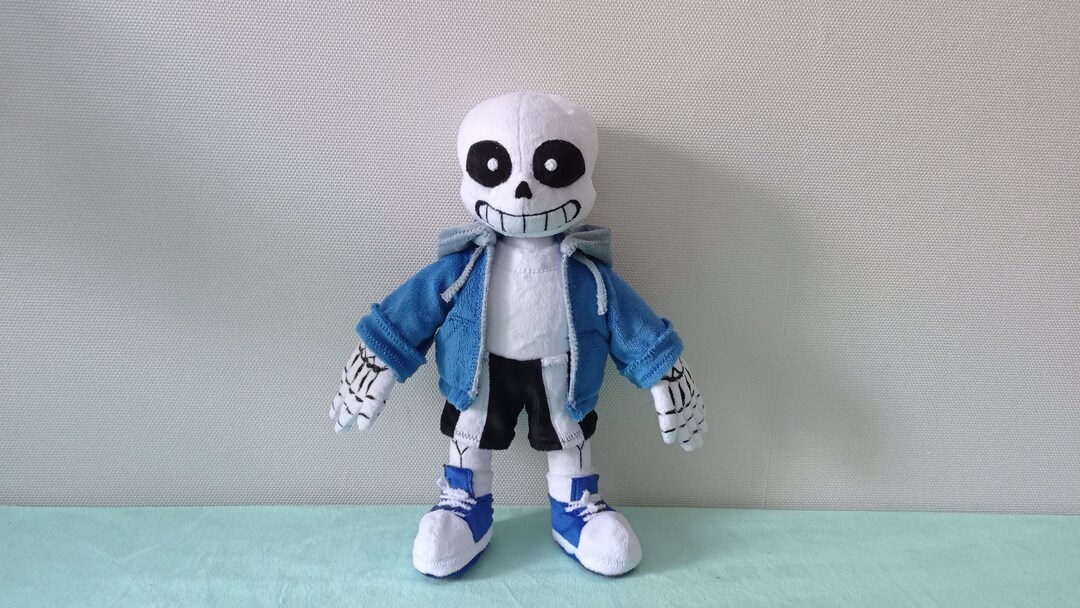 Sans (35см) 13,7''untertale Sans in Hooded Jacket and Sneakers, They ...