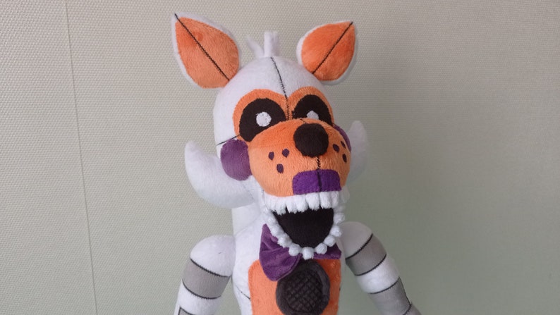 Handmade Foxy Lolbit Plush, 15.7"(40cm) Animatronic Pirate - Etsy