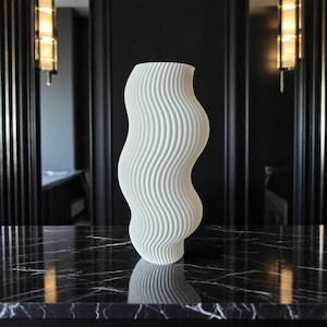 Tideform Wavy Sculptural Vase – Wavy Modern Home Decor - Home Decor ...