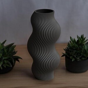 Tideform Wavy Sculptural Vase – Wavy Modern Home Decor - Home Decor ...