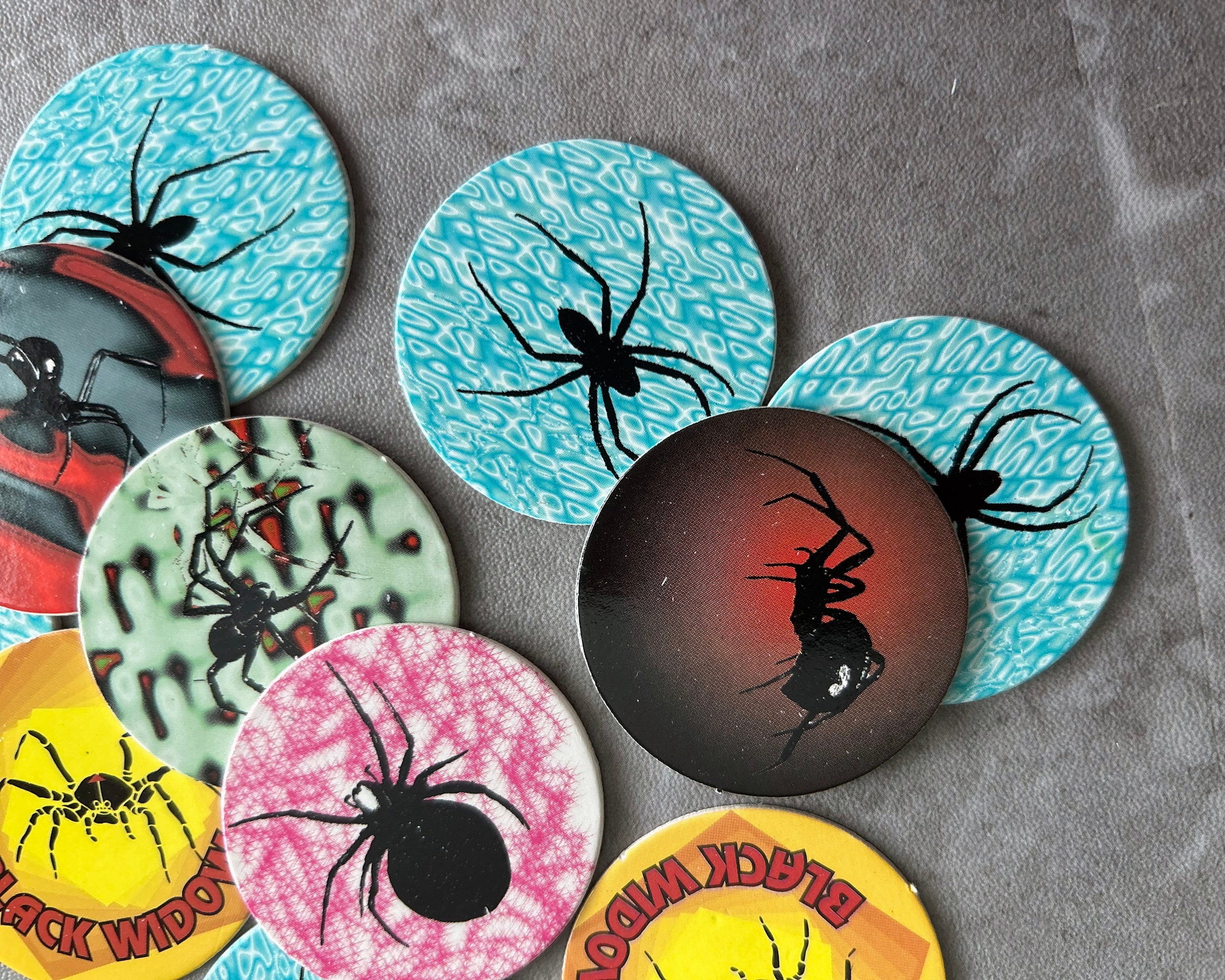 Lot of 18 Vintage Pogs - Spider Bundle - Etsy
