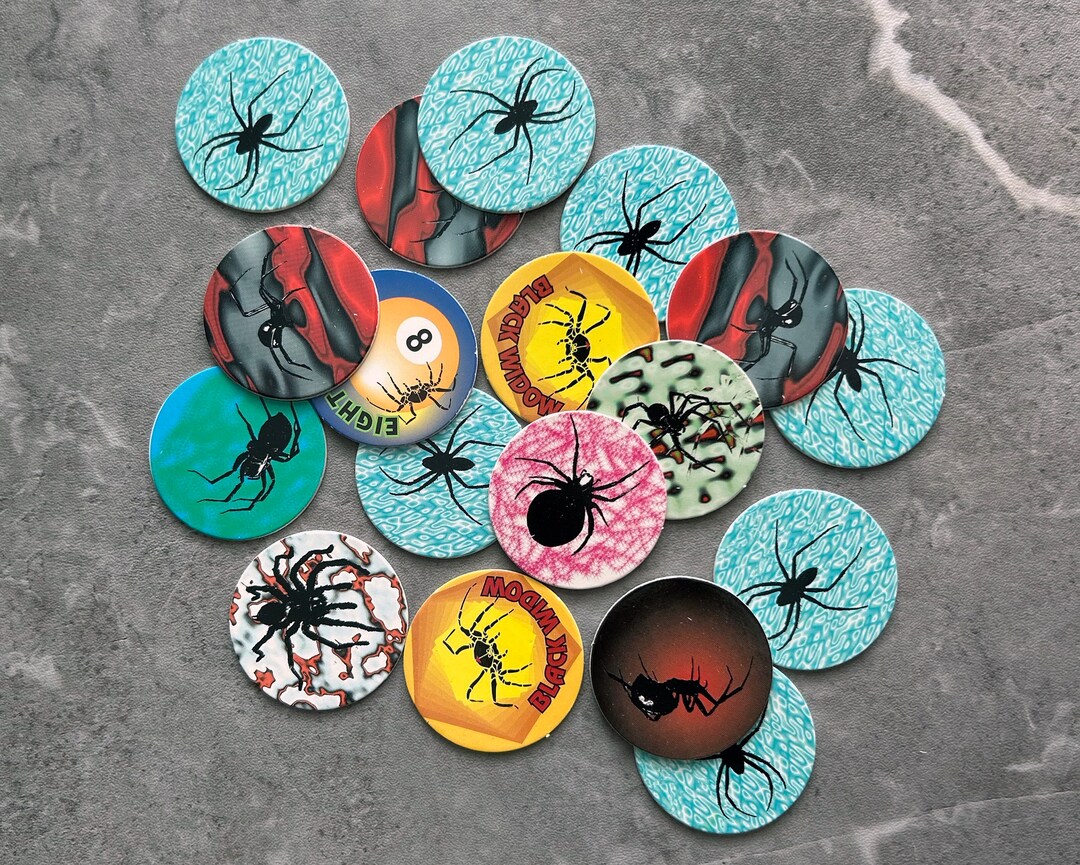 Lot of 18 Vintage Pogs - Spider Bundle - Etsy