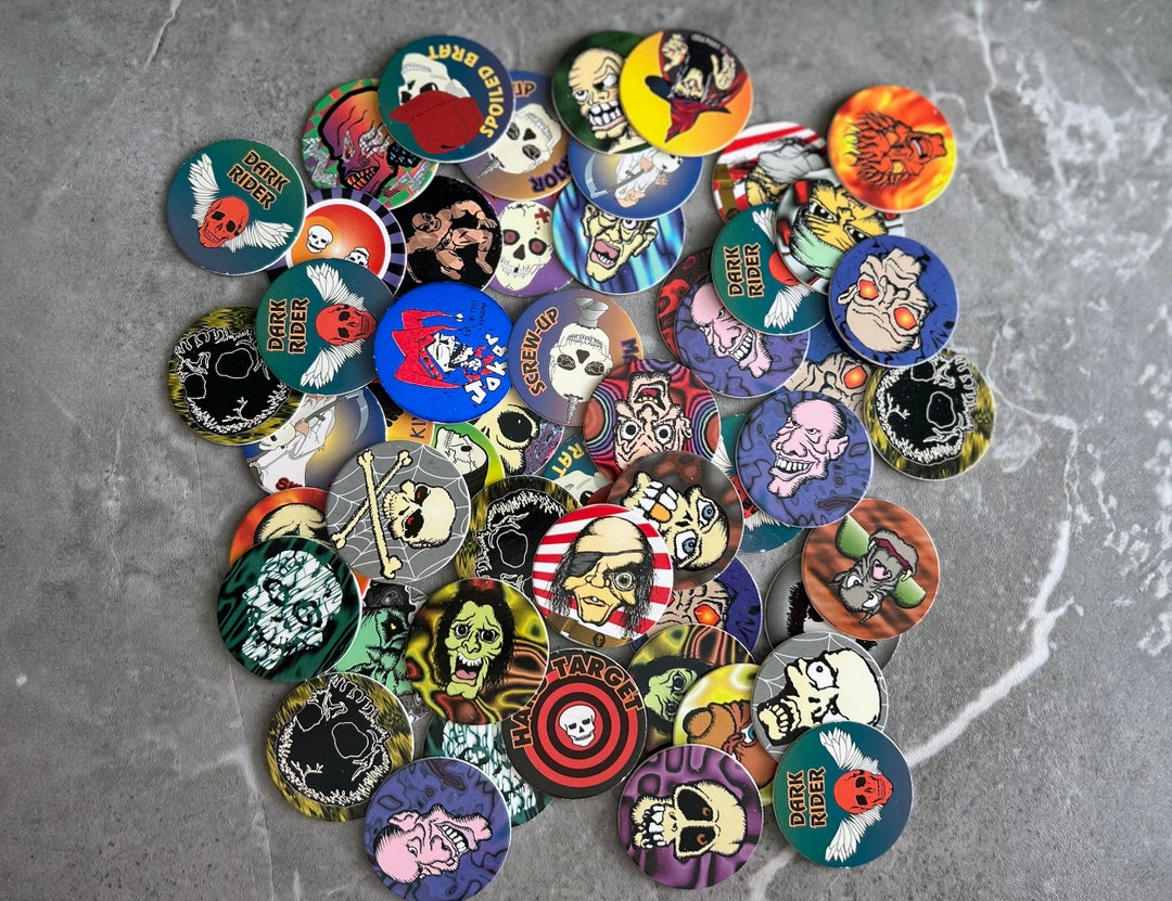 Lot of 52 Vintage Pogs Monsters Bundle - Etsy