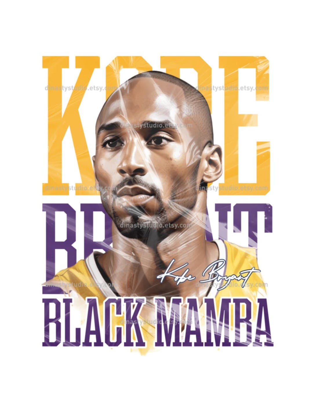 Kobe Bryant Color Blast Water Color Digital Art Images PNG File - Etsy