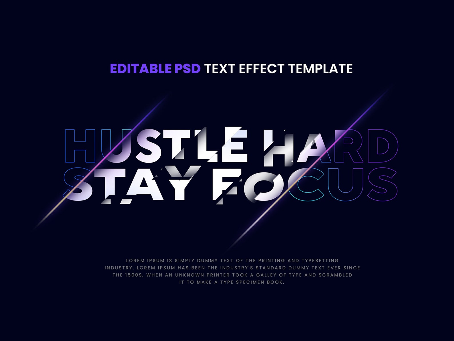 Premium Text Effects, PSD Files, Design Illustration 3D Fully Editable ...