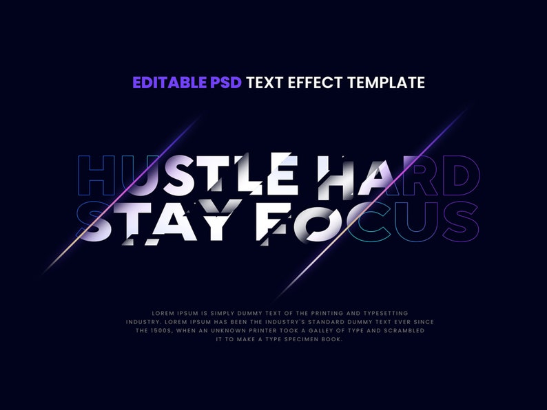Premium Text Effects, PSD Files, Design Illustration 3D Fully Editable ...