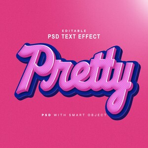 Premium Text Effects, PSD Files, Design Illustration 3D Fully Editable ...