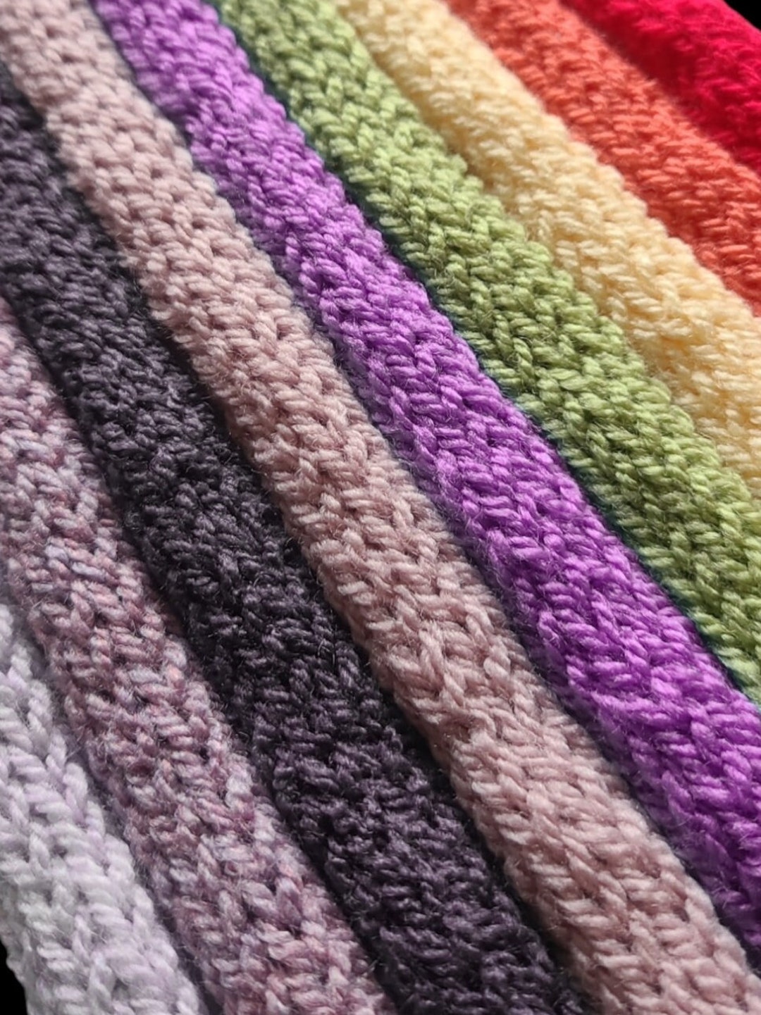 Knitted Icord. Sold PER METER. Perfect for Use With Wire Words. Tubular ...