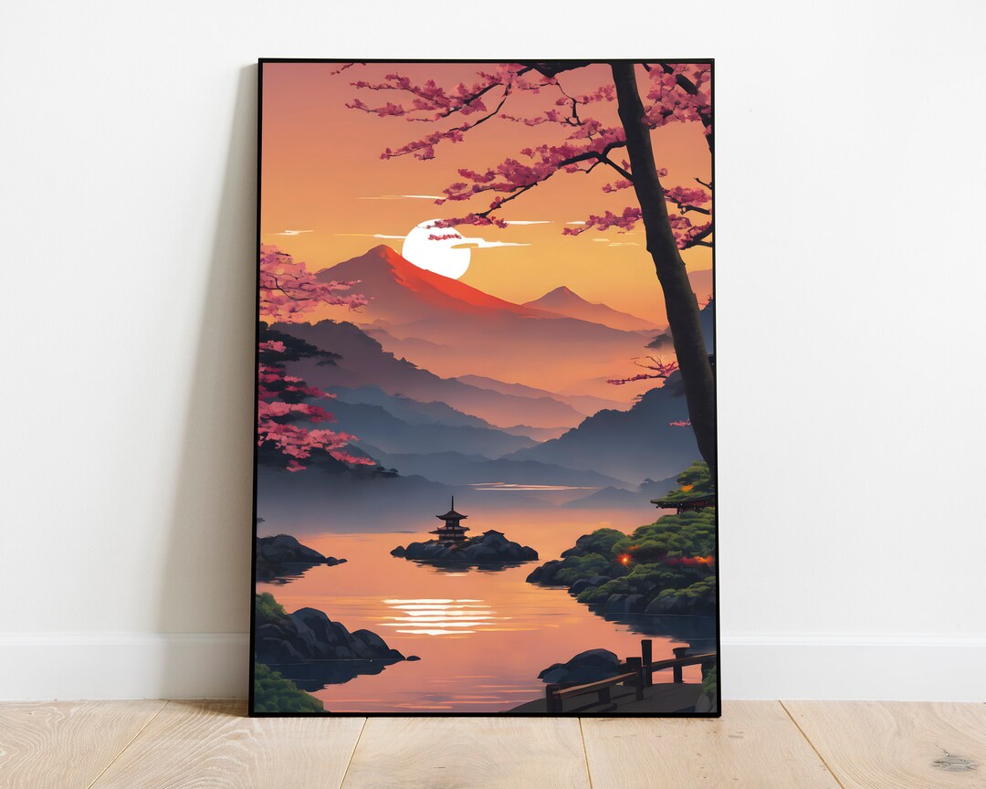 Japanese Ukiyo-e Poster Digital Art | Printable Wall Art | Ukiyo-e ...