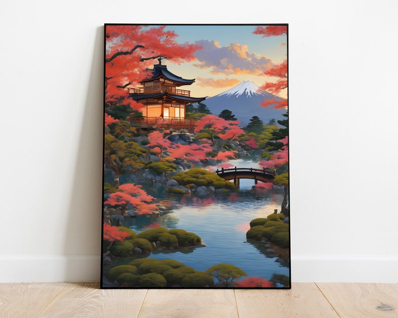 Japanese Ukiyo-e Poster Digital Art | Printable Wall Art | Ukiyo-e ...