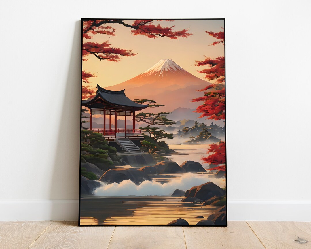 Japanese Ukiyo-e Poster Digital Art | Printable Wall Art | Ukiyo-e ...
