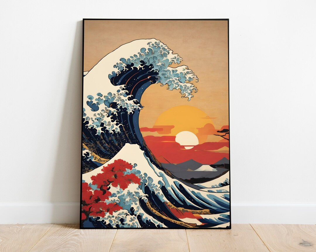 Japanese Ukiyo-e Poster Digital Art | Printable Wall Art | Ukiyo-e ...