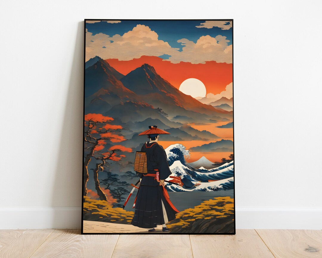 Japanese Ukiyo-e Poster Digital Art | Printable Wall Art | Ukiyo-e ...