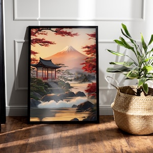 Japanese Ukiyo-e Poster Digital Art | Printable Wall Art | Ukiyo-e ...