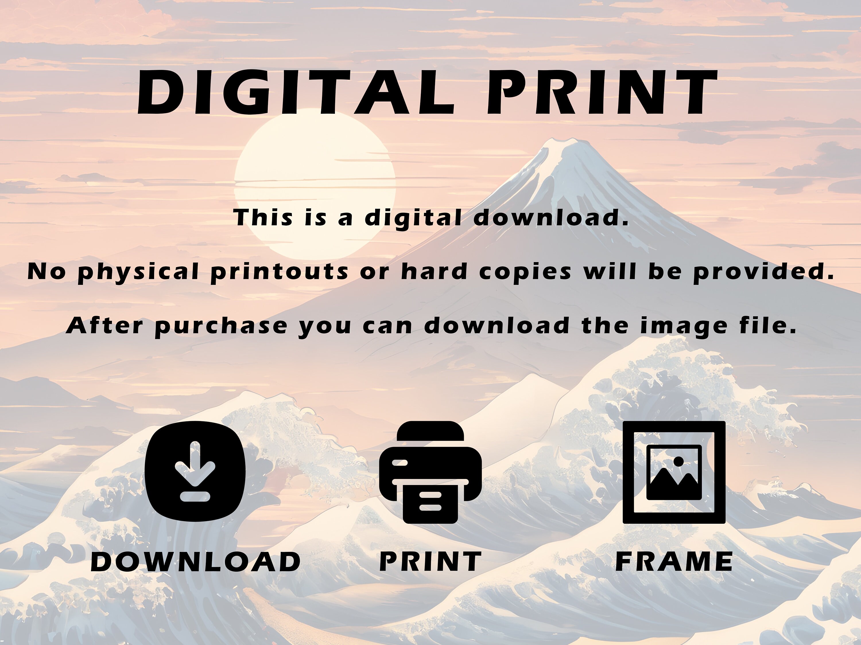 Japanese Ukiyo-e Poster Digital Art | Printable Wall Art | Ukiyo-e ...