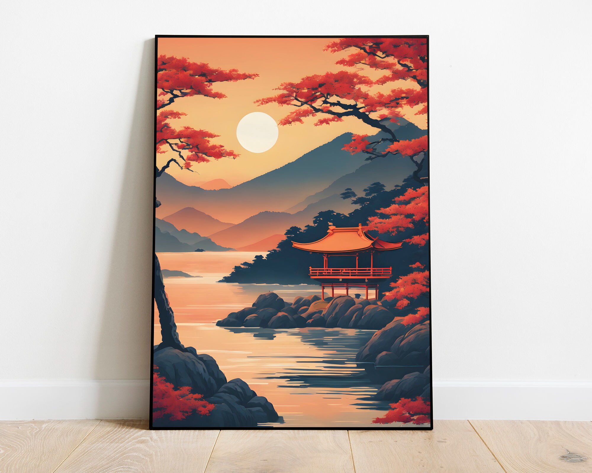 Japanese Ukiyo-e Poster Digital Art | Printable Wall Art | Ukiyo-e ...