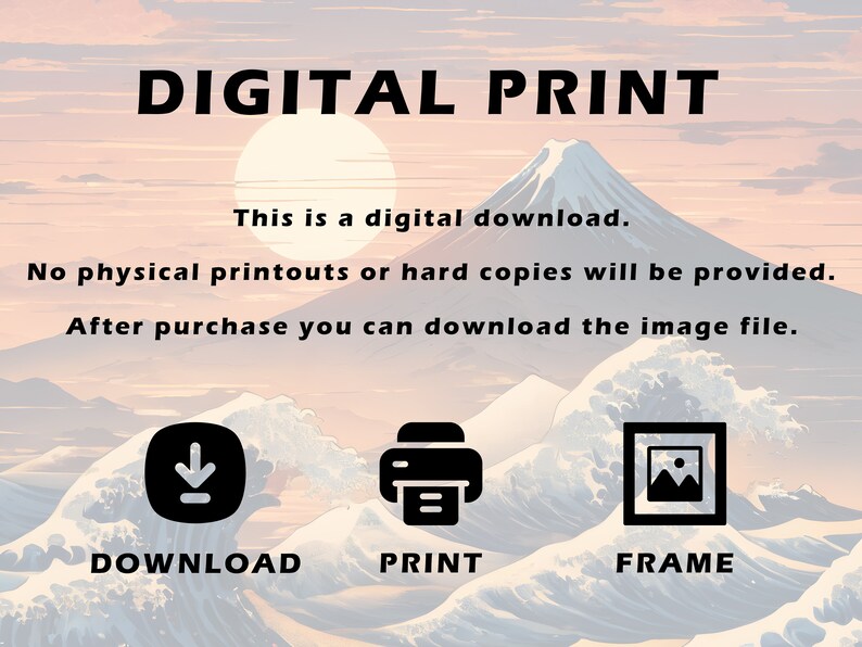 Japanese Ukiyo-e Poster Digital Art | Printable Wall Art | Ukiyo-e Print | Digital Download ...