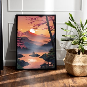 Japanese Ukiyo-e Poster Digital Art | Printable Wall Art | Ukiyo-e ...