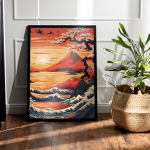 Japanese Ukiyo-e Poster Digital Art | Printable Wall Art | Ukiyo-e ...