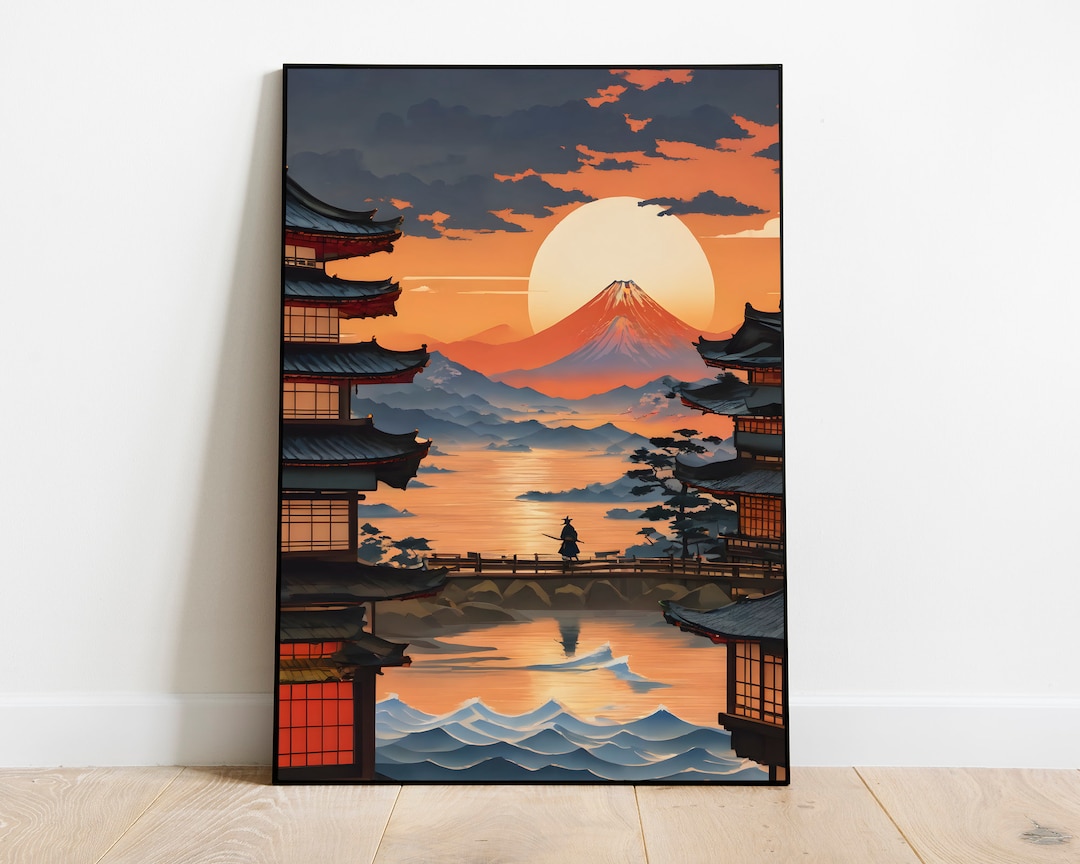 Japanese Ukiyo-e Poster Digital Art | Printable Wall Art | Ukiyo-e ...