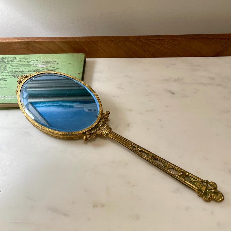 Blue Tinted Mirror - Etsy