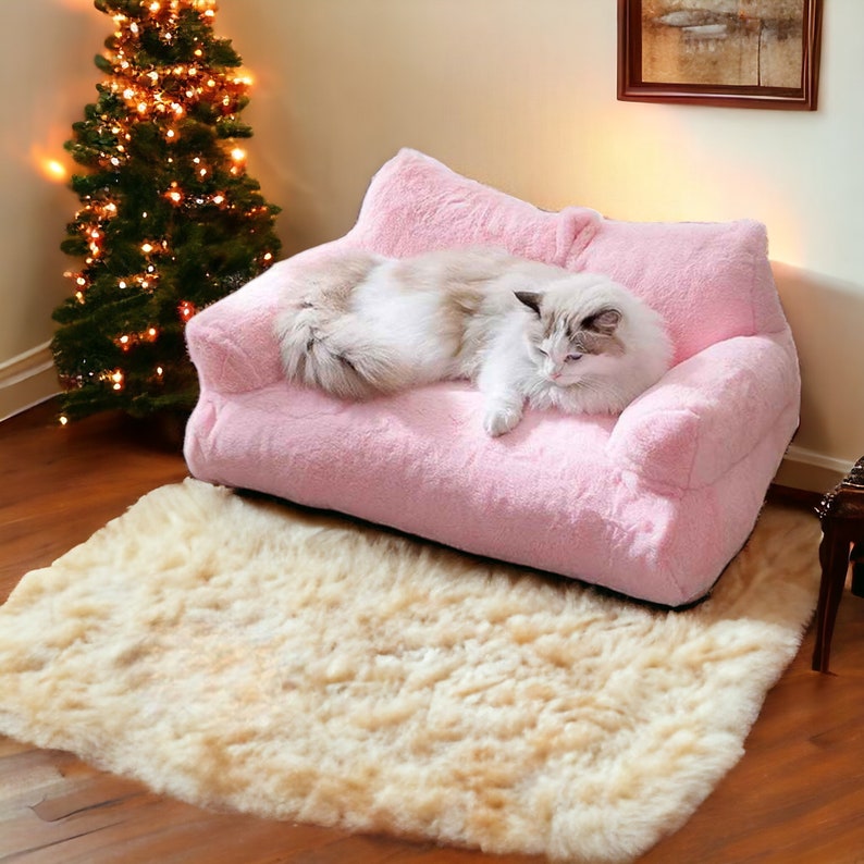 Adorable Pet Sofa Bed Comfy Pet Lounger, Deluxe Pet Bed, Soft Cat Sofa ...