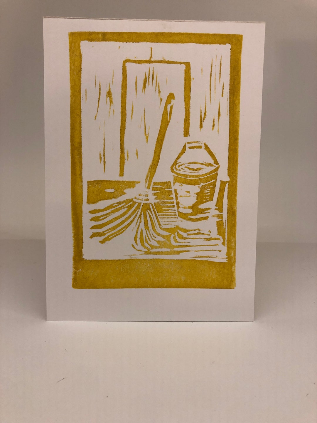 Vintage Gold (WAP) Block Print - Etsy