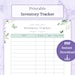 Church Tithe Tracker Printable PDF | Tithe Record Sheet | Tithing Chart ...