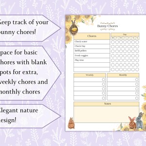 Rabbit Record Keeping Bundle Printable PDF | Rabbit Care Sheet | Bunny ...