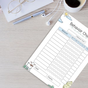 Behavior Chart Printable PDF | Behavior Log | Classroom Behavior | Good ...