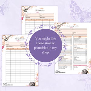 Auto Insurance Tracker Printable PDF | Car Insurance Details ...