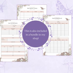 Rat Breeding Record Printable PDF | Rat Breeder Log | Rat Care Log ...