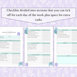 Retail Store Opening Checklist Printable PDF | Retail Checklist | Store ...
