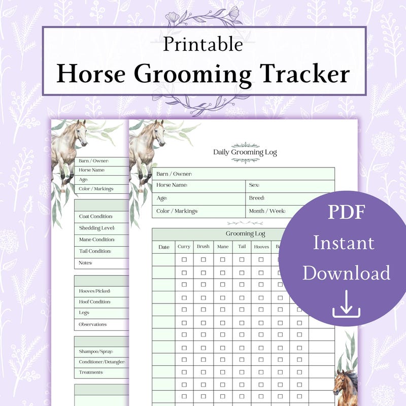 Horse Grooming - Etsy