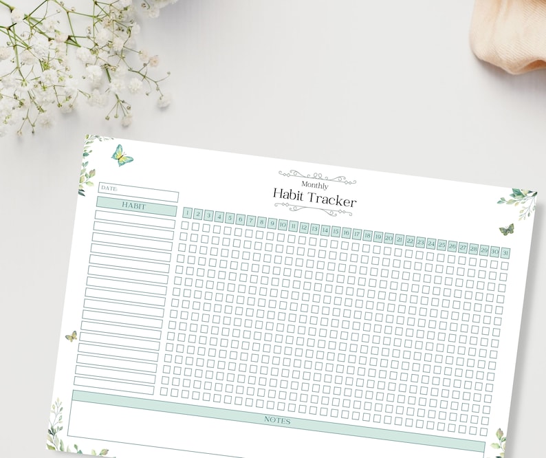 Monthly Skincare Routine Printable PDF | Esthetician Planner | Skincare ...