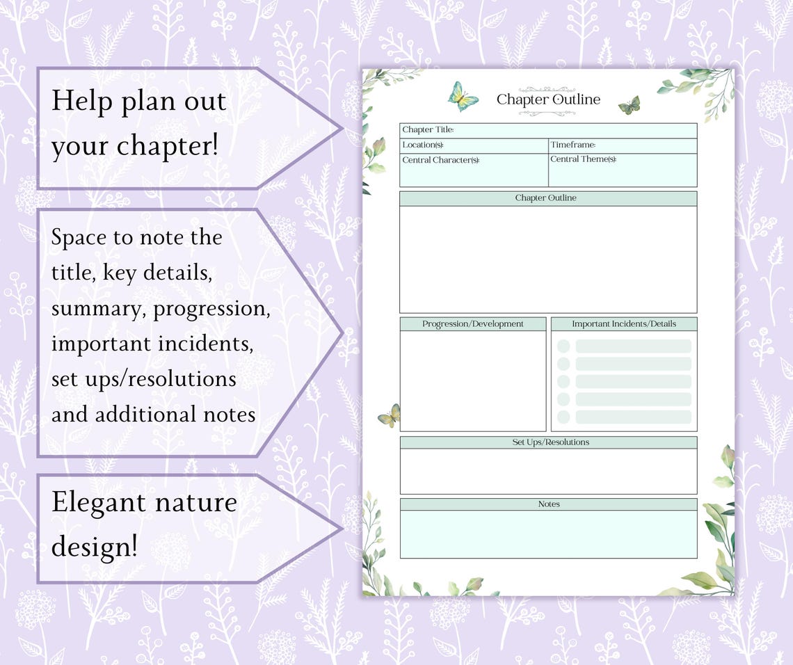 Chapter Outline Printable PDF | Book Summary | Author Notes | Story ...