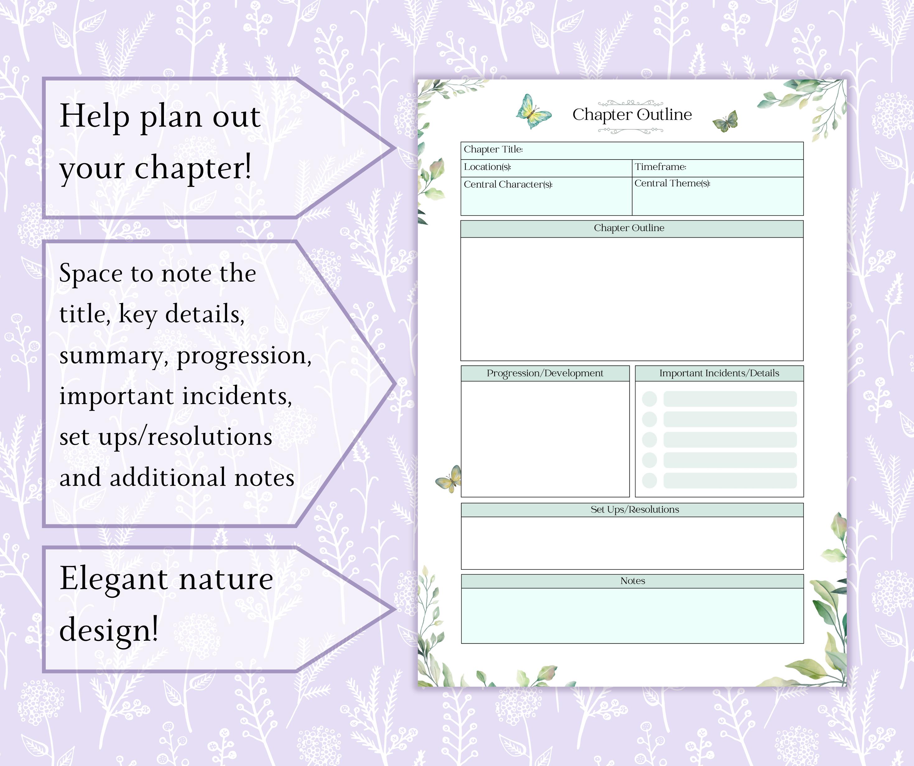 Chapter Outline Printable PDF | Book Summary | Author Notes | Story ...