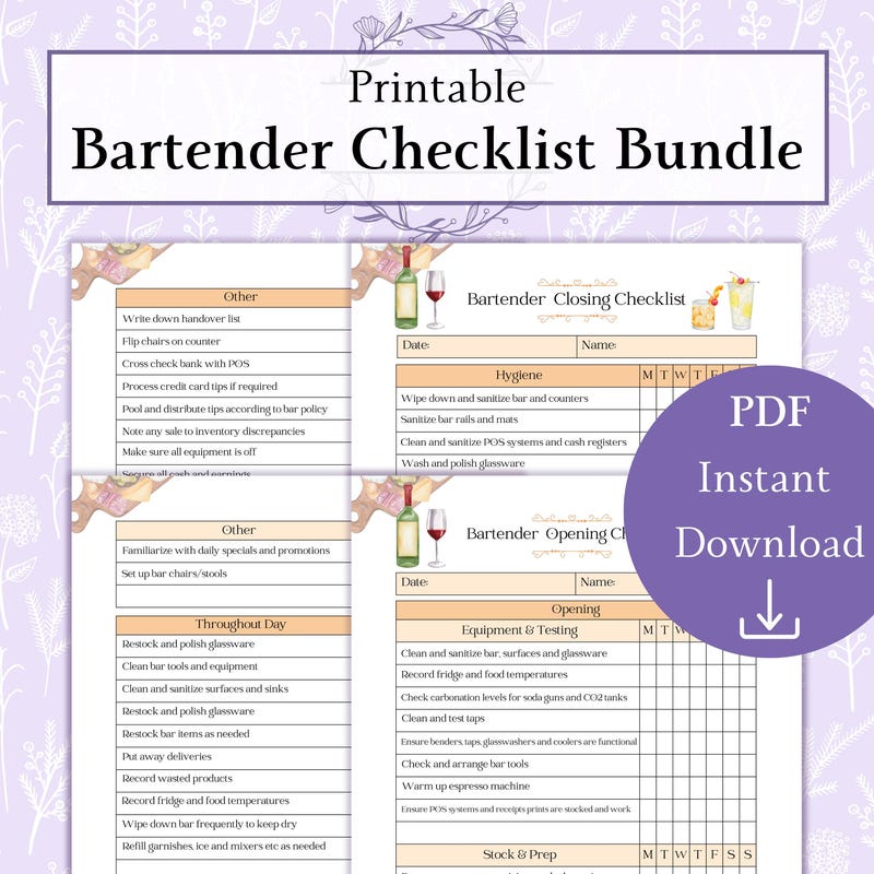 Bartender - Etsy